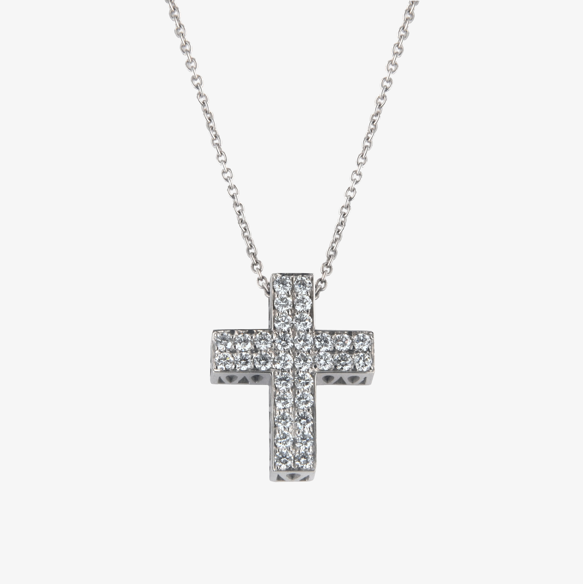Diamond pave cross | Venetia Vildiridis E-Shop