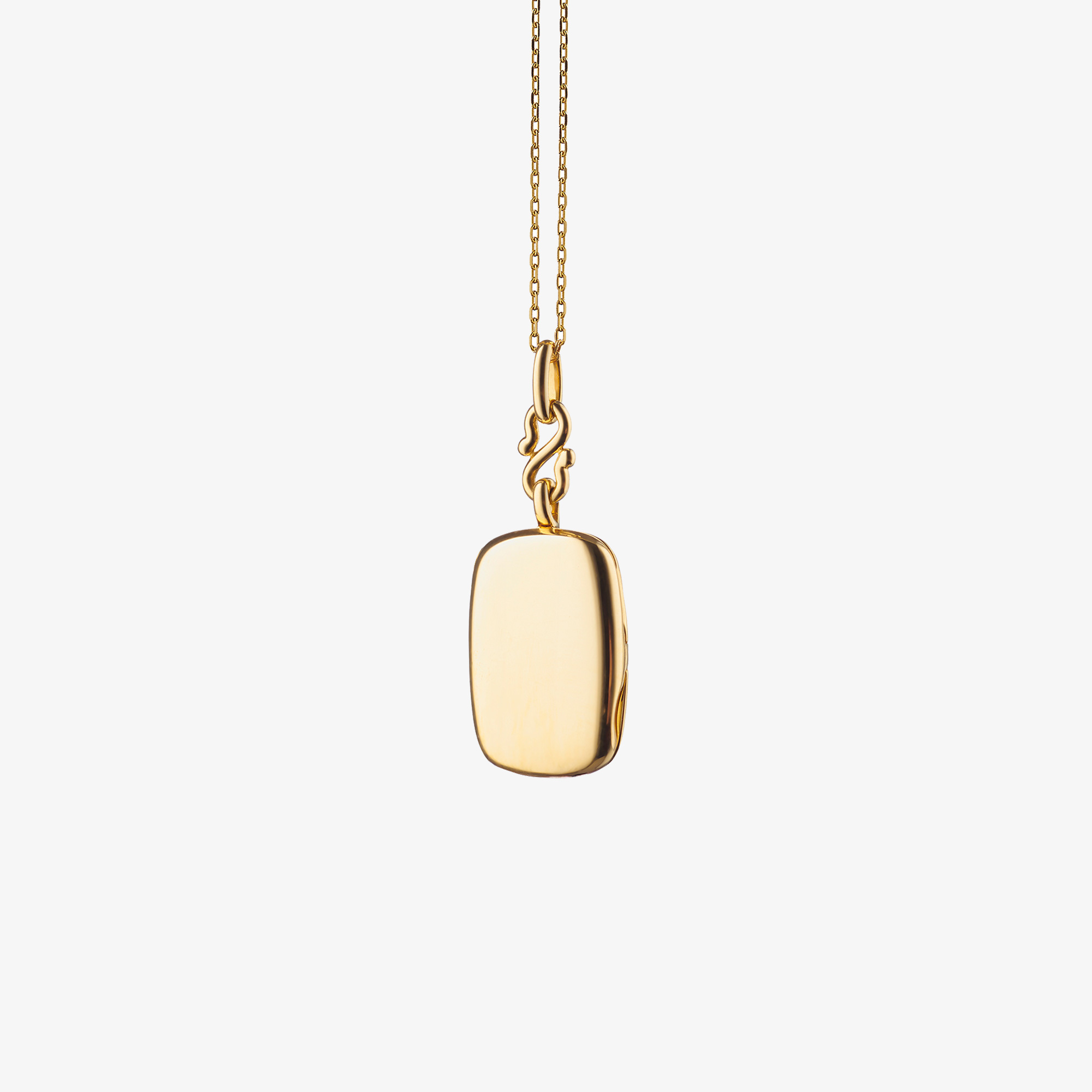 Monica Rich Kosann gold slim locket | Venetia Vildiridis E-Shop