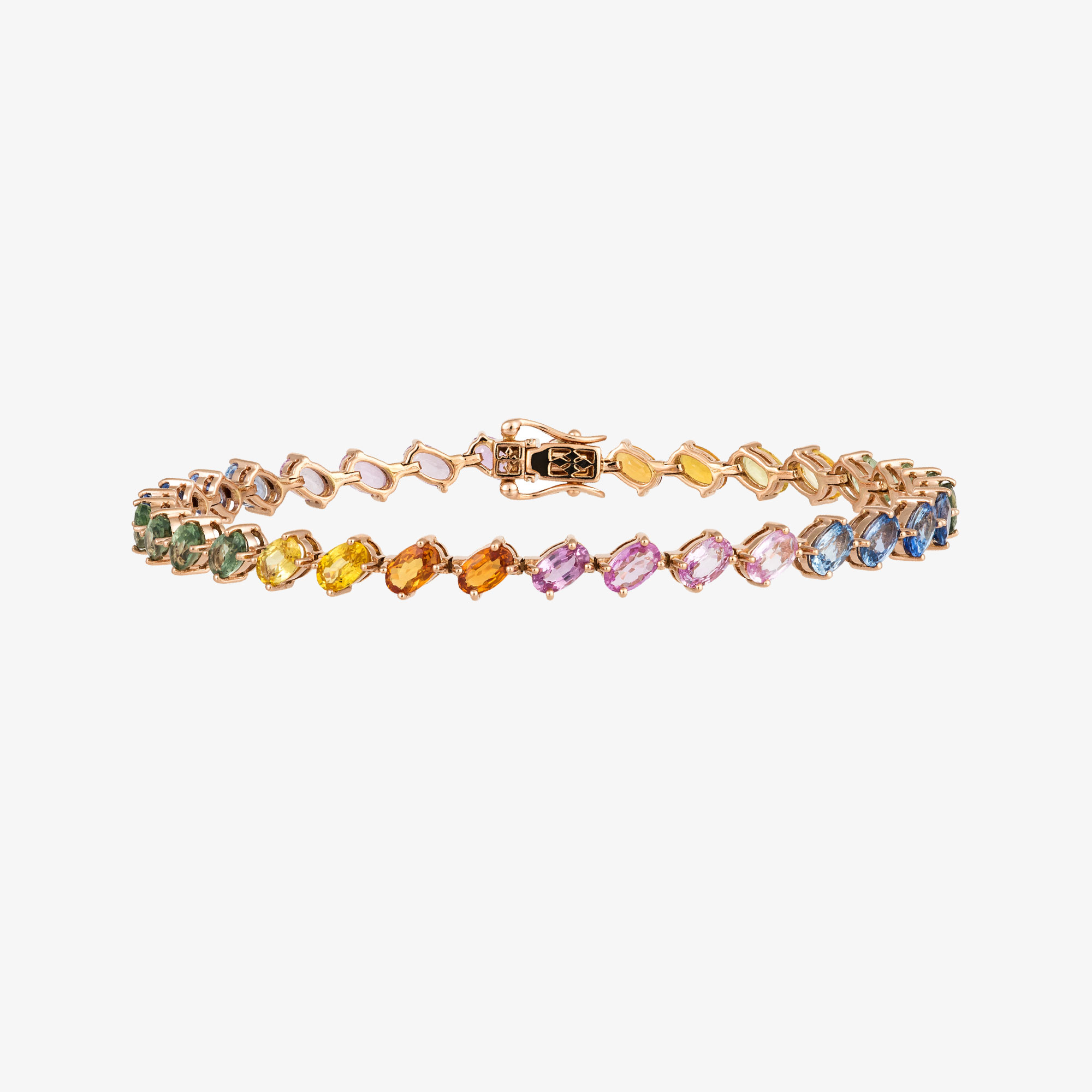 Rainbow tennis bracelet | Venetia Vildiridis E-Shop