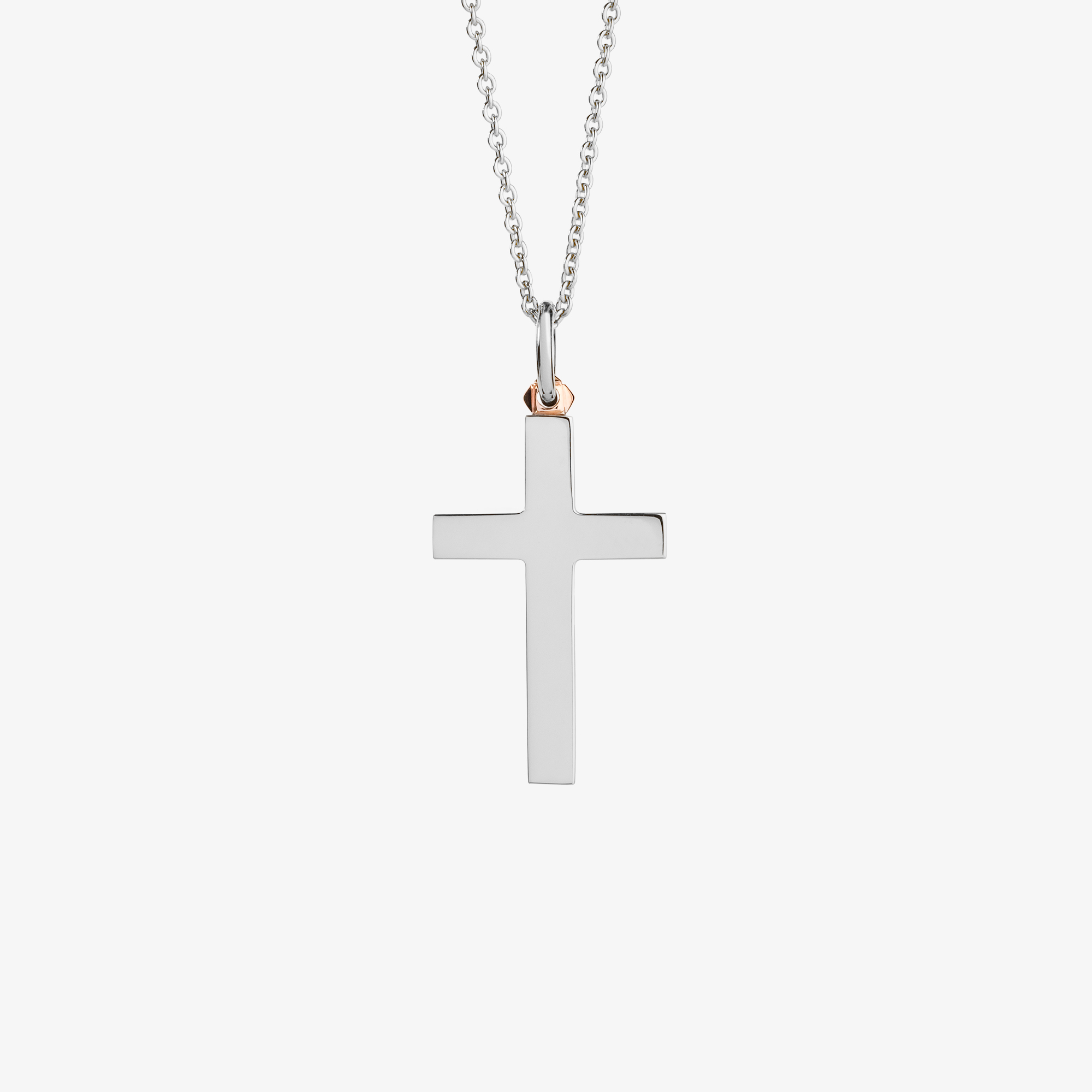white gold long cross | Venetia Vildiridis E-Shop