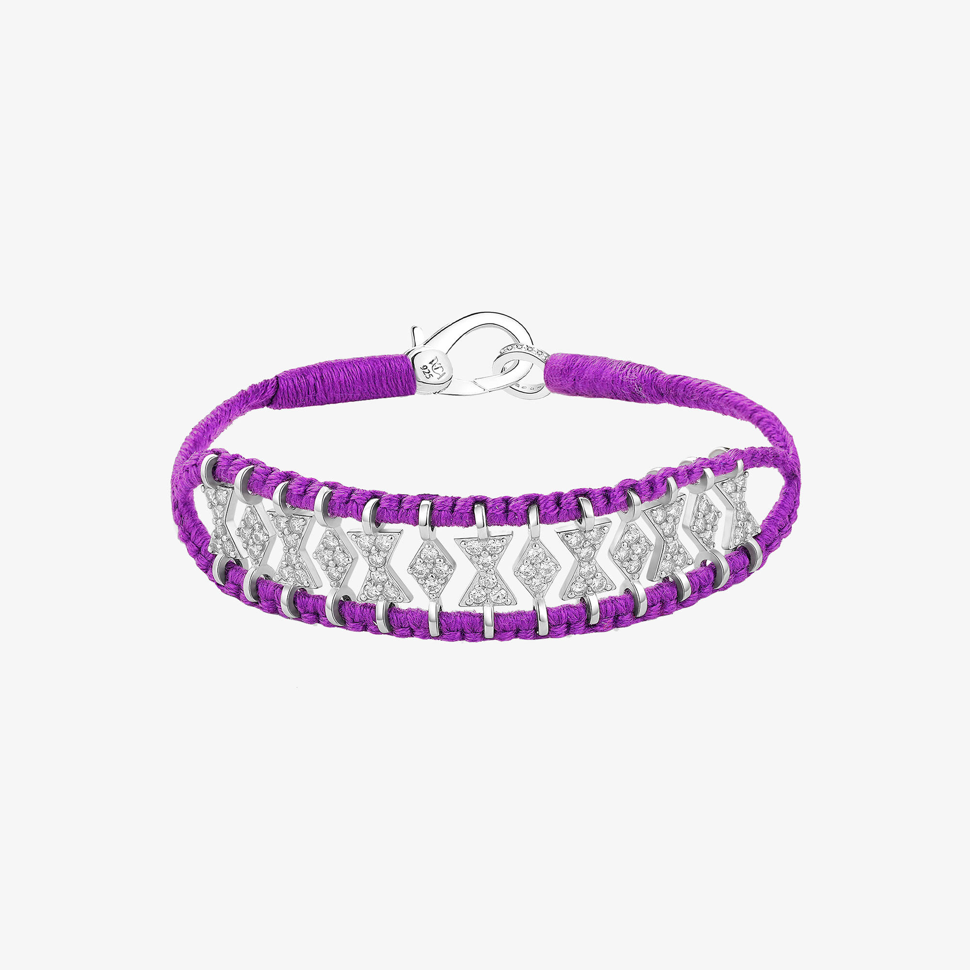 Van Den Abeele bracelet ''Buzios ''violet | Venetia Vildiridis E-Shop