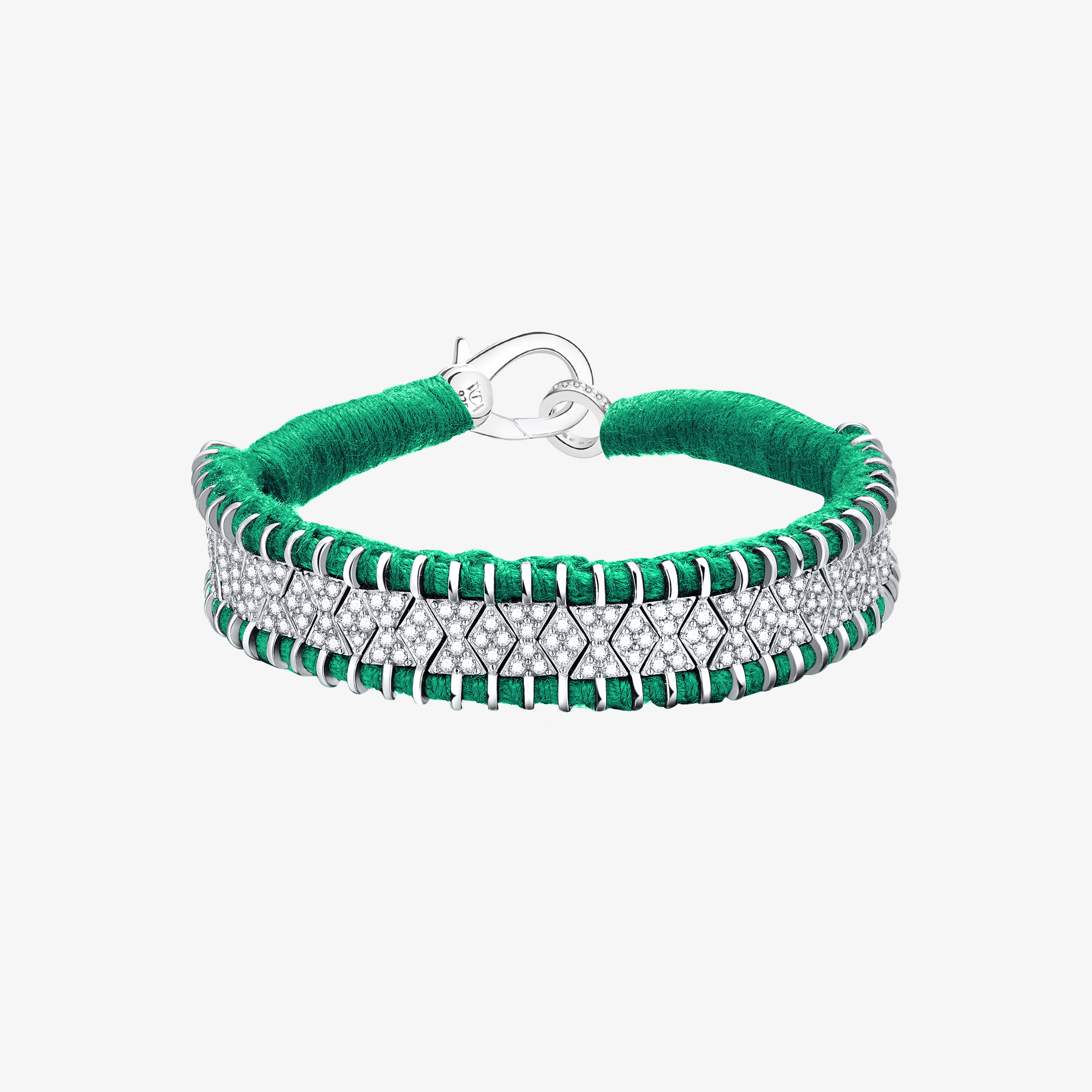 Van Den Abeele Bracelet ''Janeiro'' green | Venetia Vildiridis E-Shop