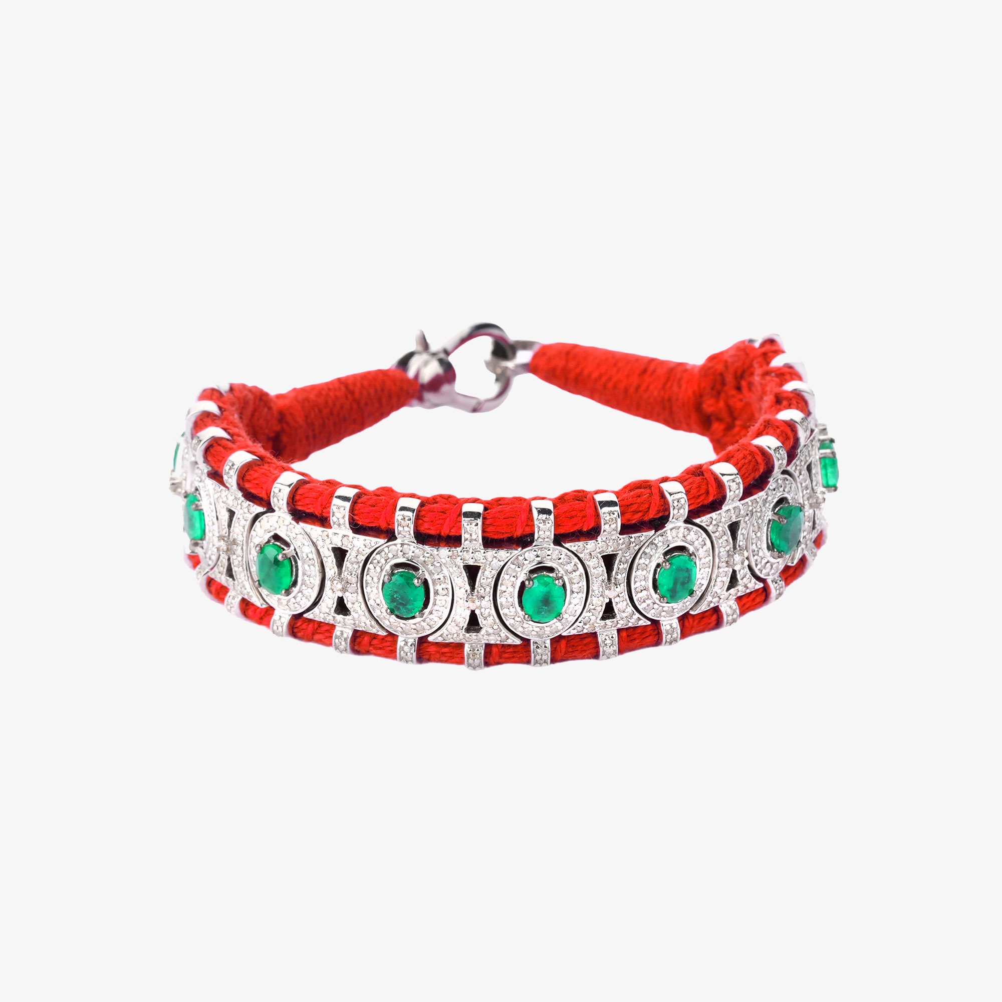 Van Den Abeele Bracelet ''Sao Paolo'' rouge | Venetia Vildiridis E-Shop